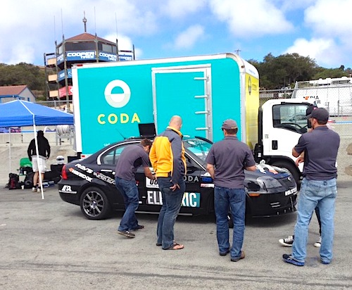 CODA Hits the REFUEL 2012 with a Race Ready Electric Car